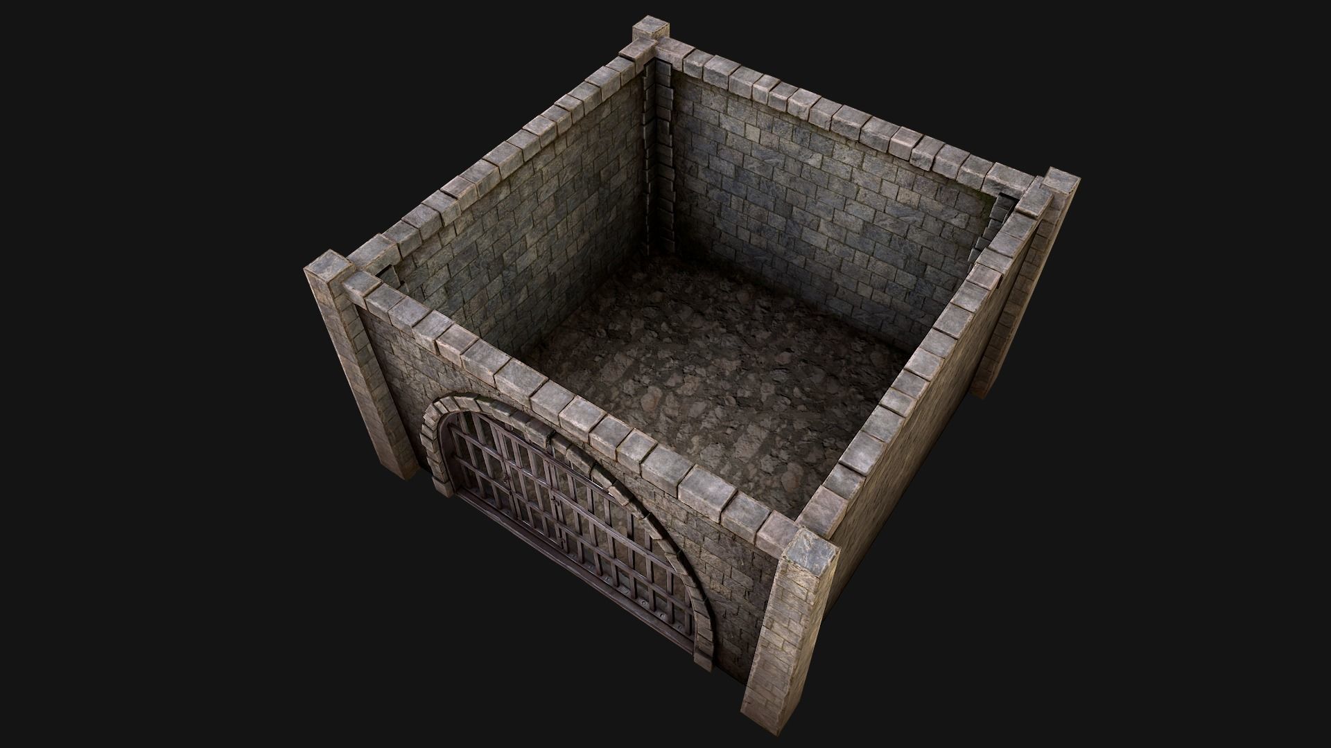3D model Medieval Prison Cell Aviary VR / AR / low-poly | CGTrader