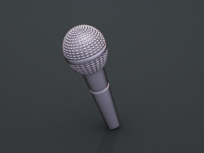 microphone free VR / AR / low-poly 3D model 3D printable | CGTrader