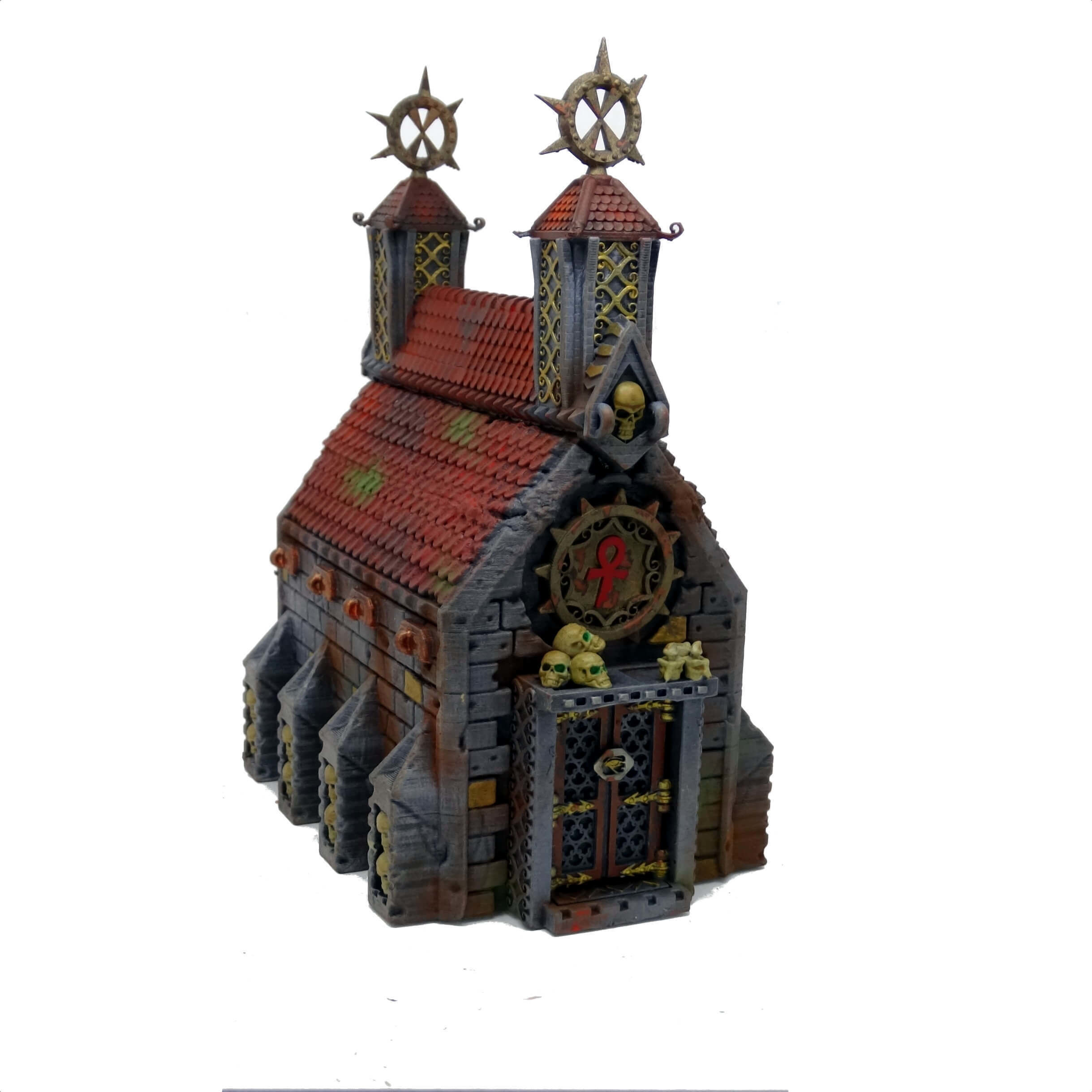 Modular Graveyard Walls Crypts Tombs Churches and Accessories 3D model ...