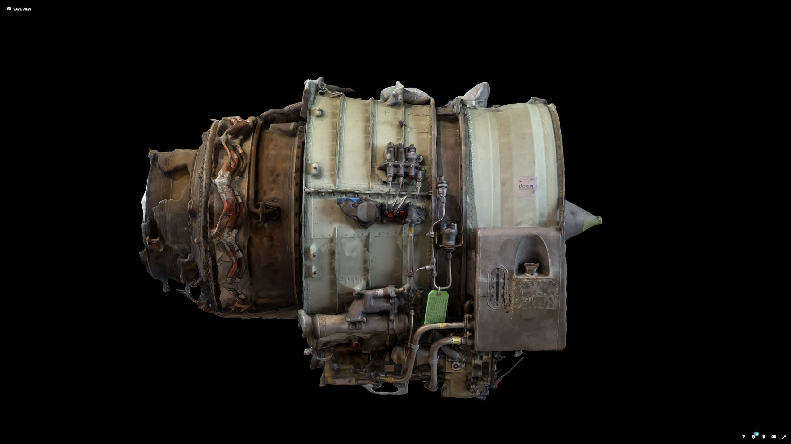 Jet Turbine Engine Photogrammetry Scan 3D model | CGTrader