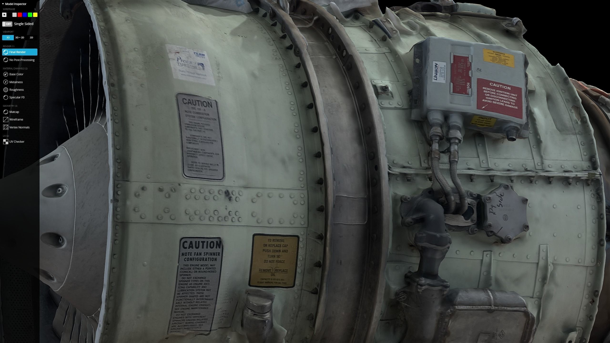 Jet Turbine Engine Photogrammetry Scan 3D model | CGTrader