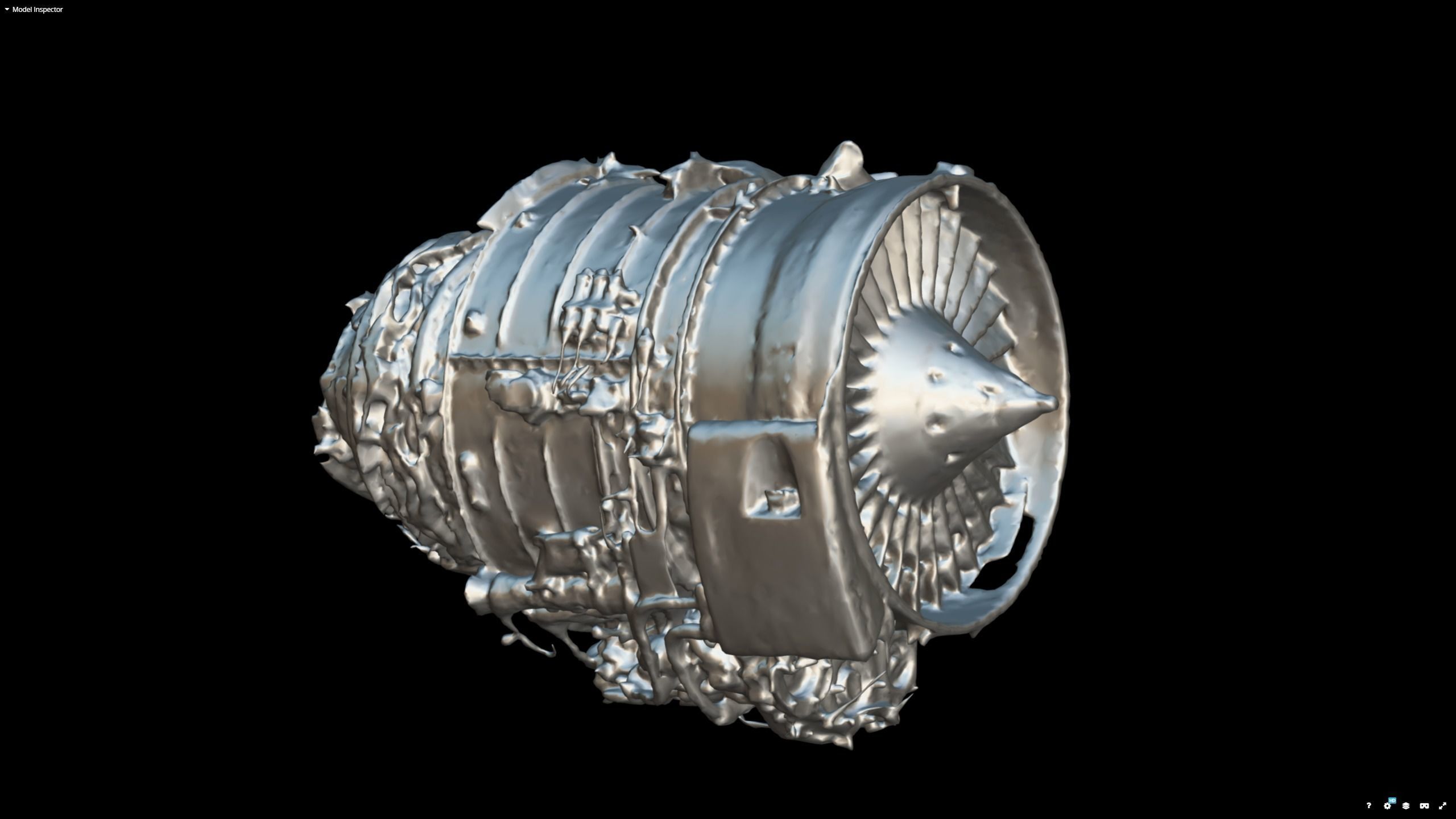 Jet Turbine Engine Photogrammetry Scan 3D model | CGTrader