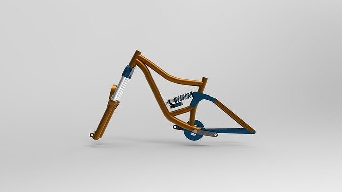 Downhill frame bike 3D model | CGTrader