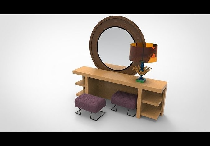 dressing table 3D model | CGTrader