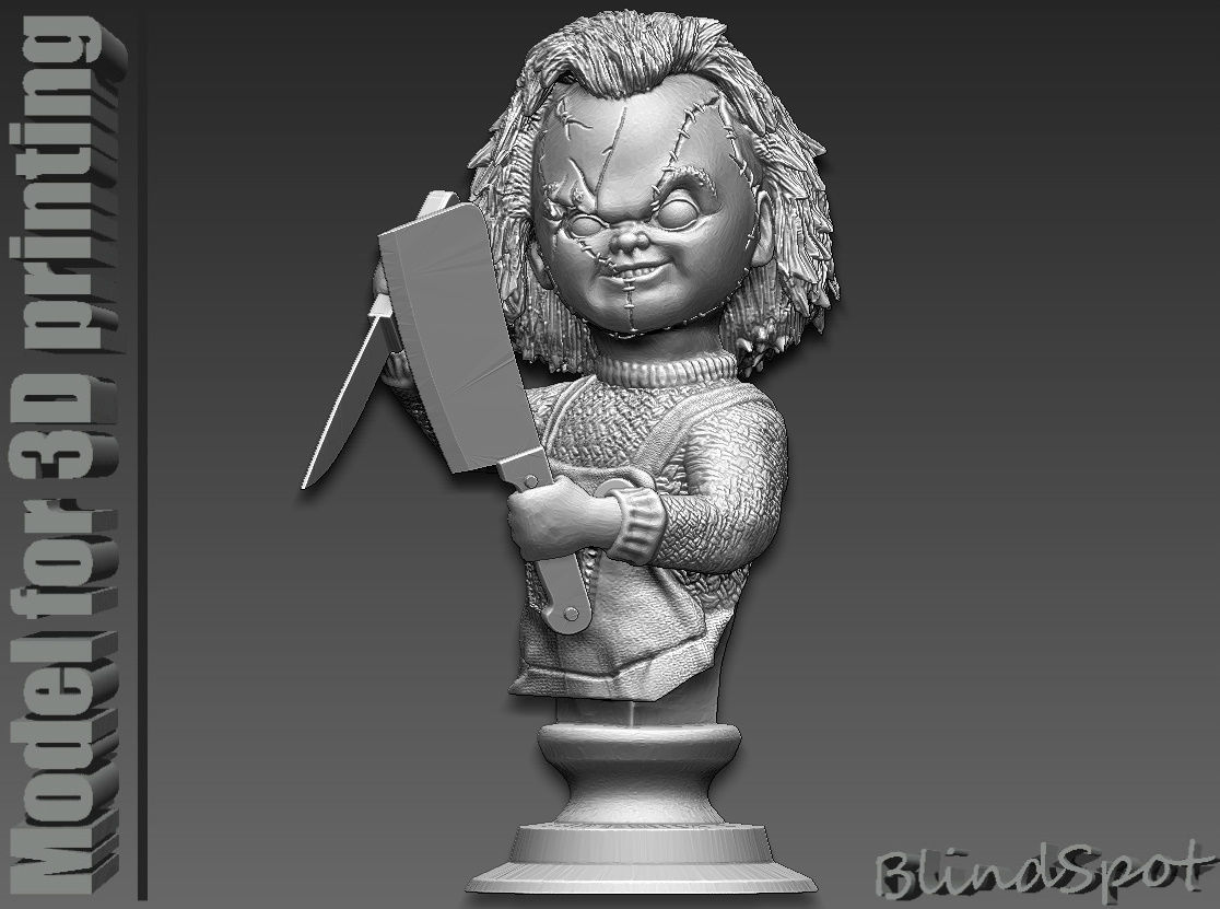 Chucky V2 3D model 3D printable | CGTrader