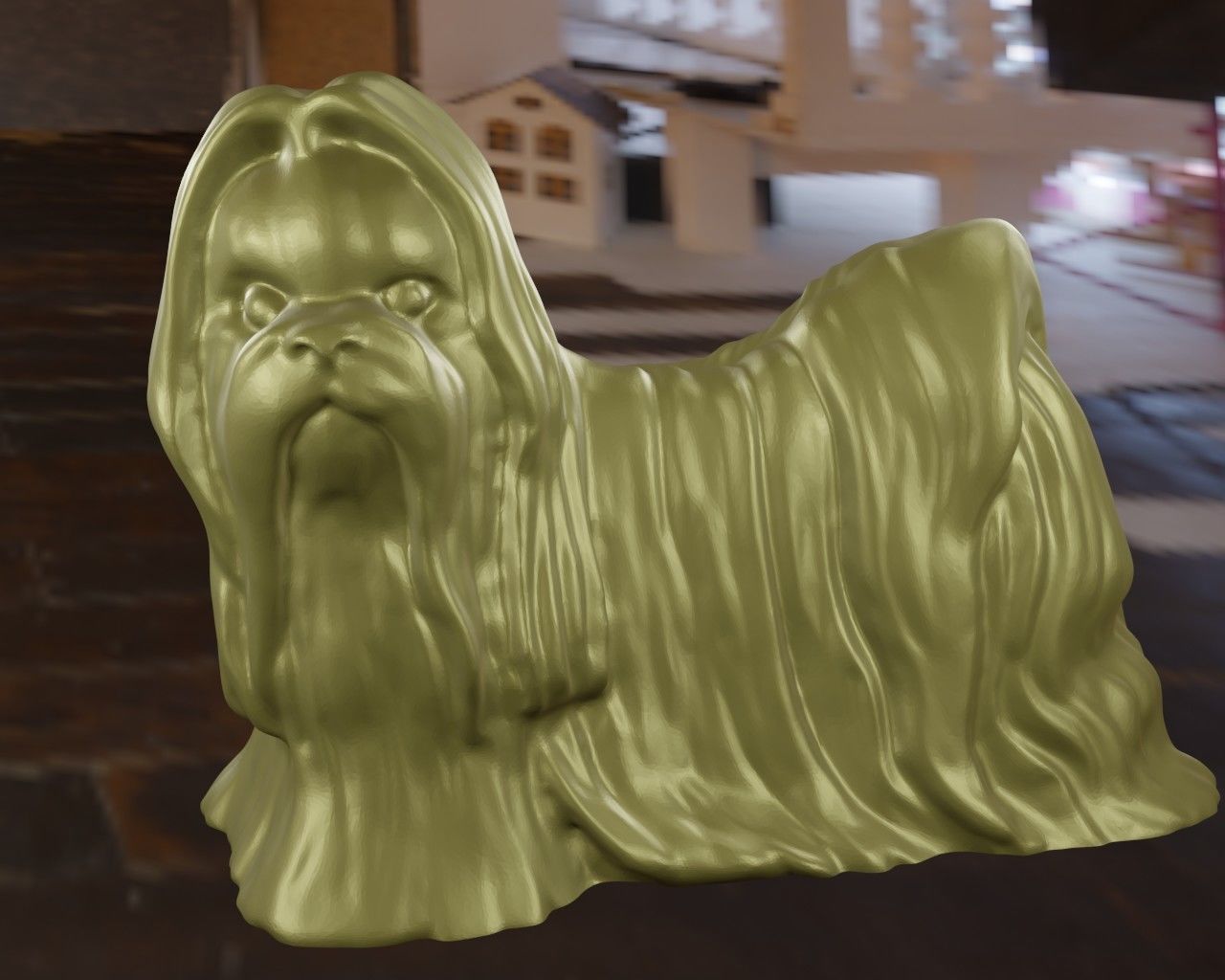 Shih Tzu 3D model 3D printable | CGTrader