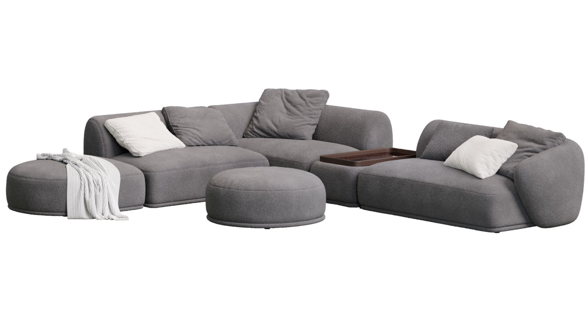Sofa Rene By Meridiani 3D model | CGTrader