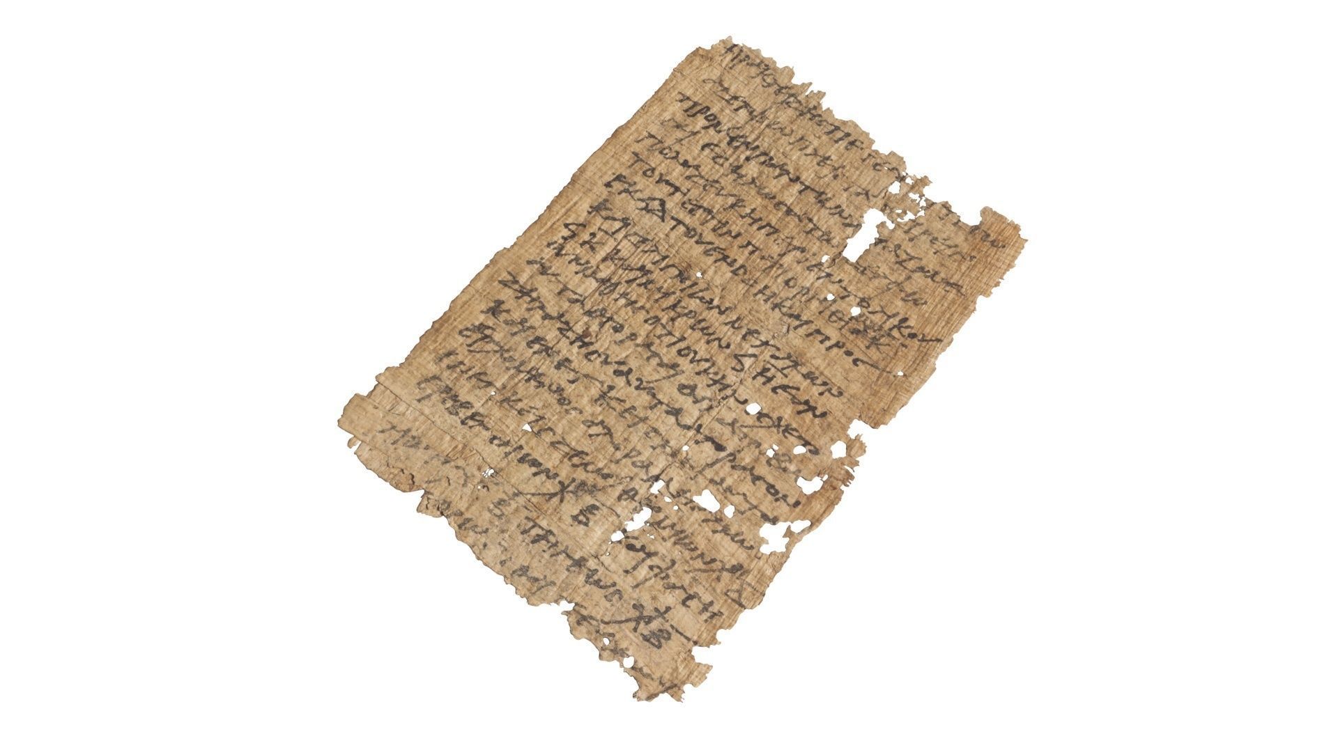Antique Papyrus 3D model | CGTrader