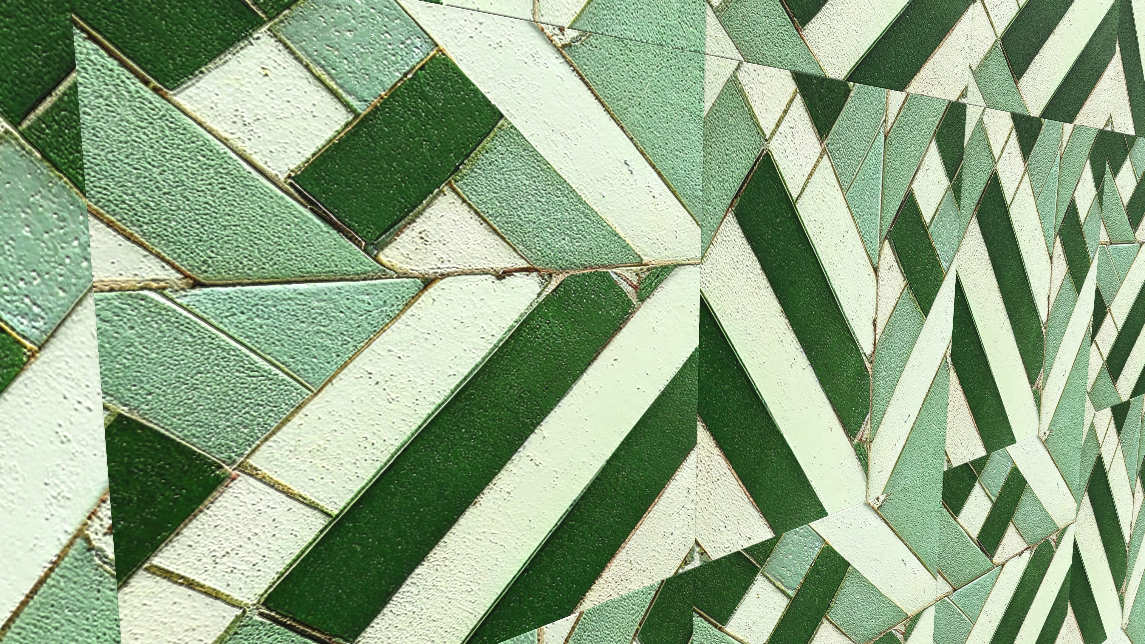 3D model Green Tiles AR VR PBR VR / AR / low-poly | CGTrader