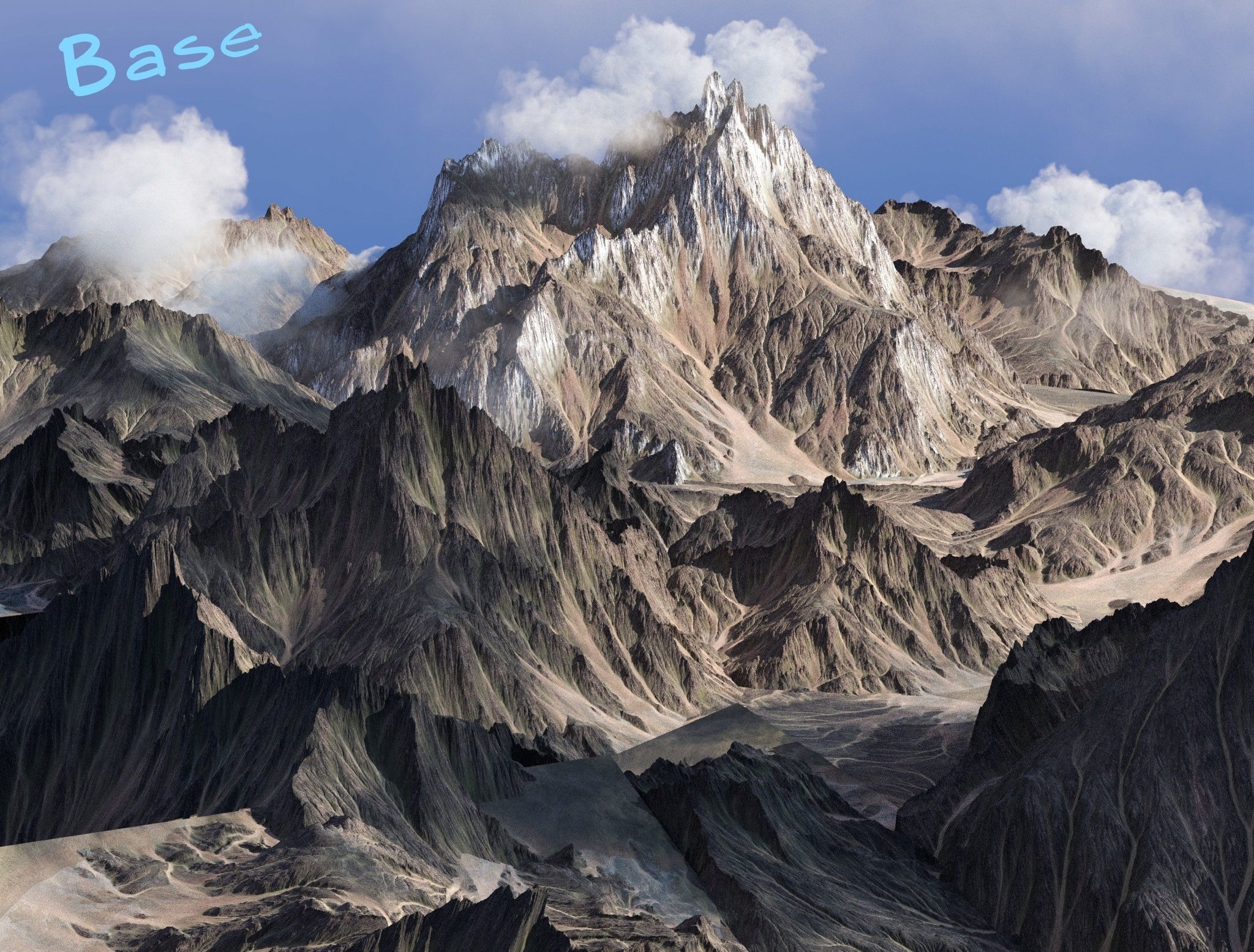 8k Summer Mountain V2 3D model | CGTrader