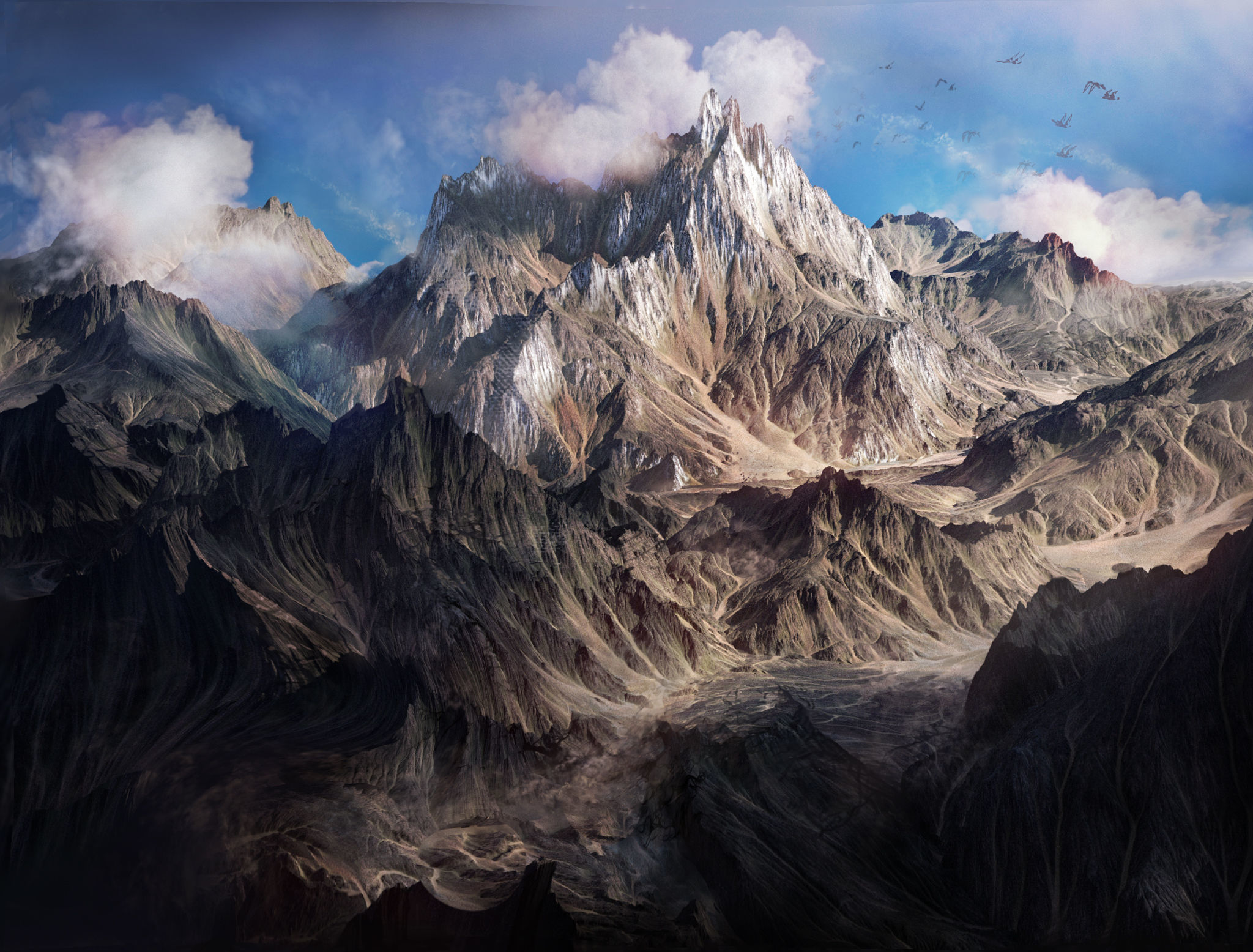 8k Summer Mountain V2 3D model | CGTrader