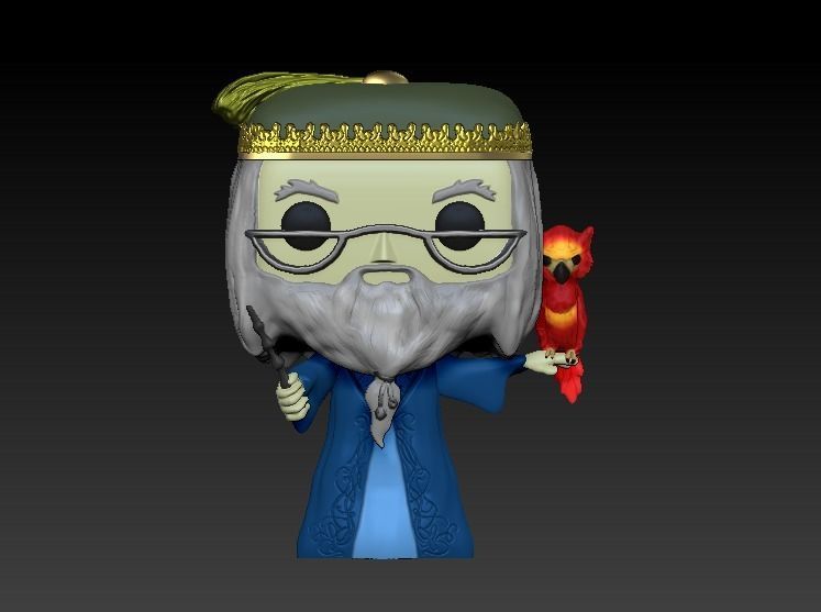 Funko Dumbledore - Harry Potter 3D model 3D printable | CGTrader