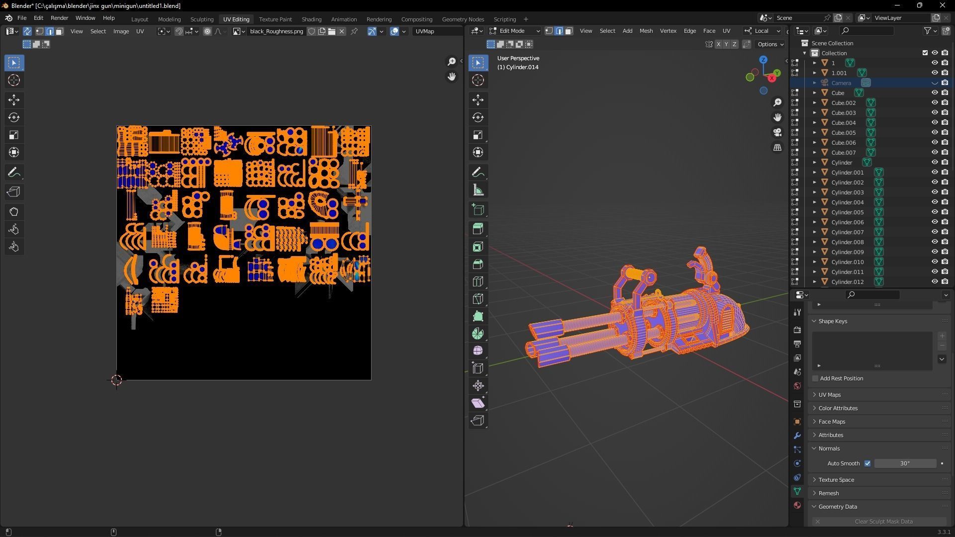 Arcane Jinx Minigun 3D model | CGTrader