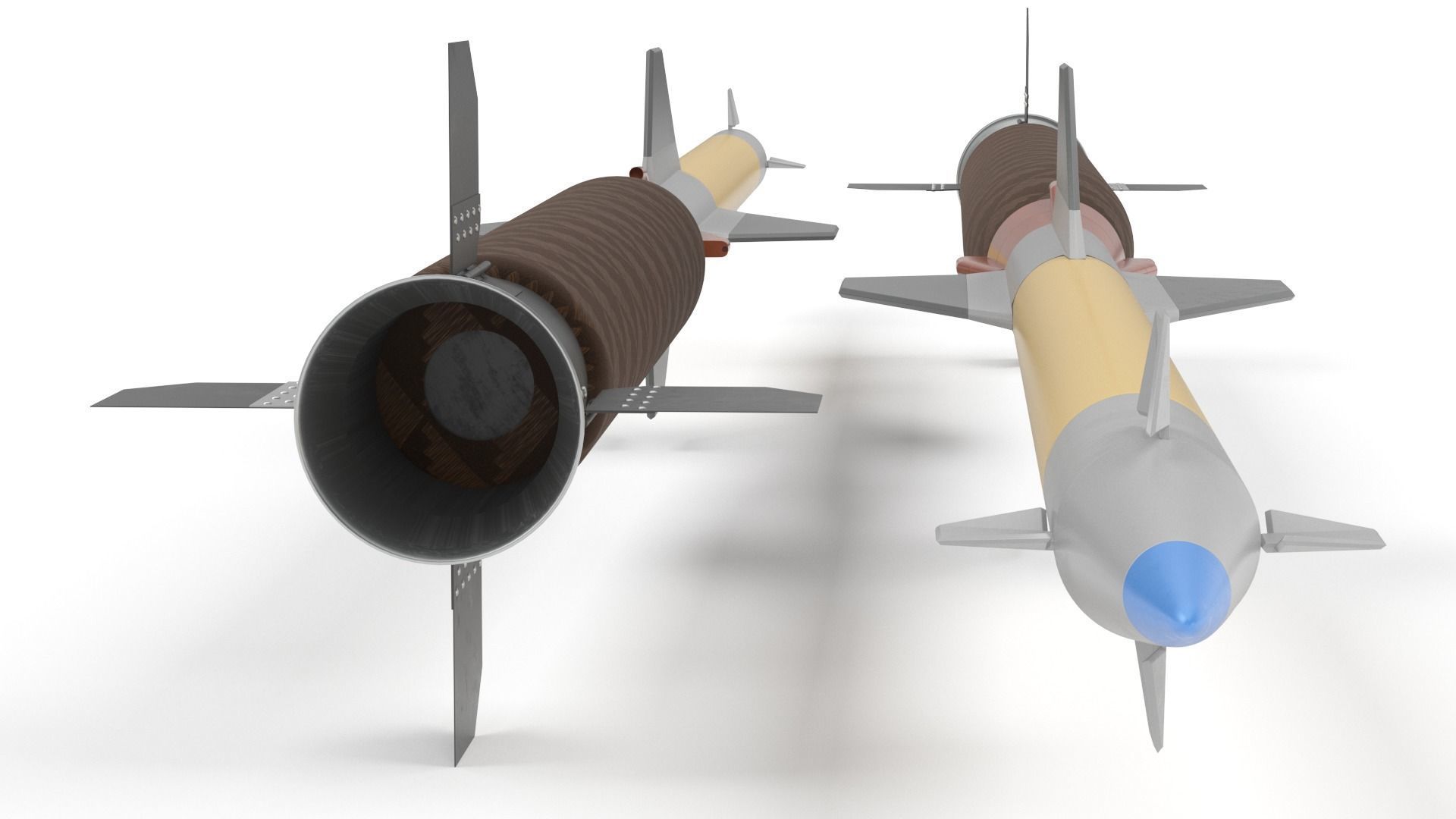 Pantsir S1 Two-Stage Missile 57E6E 3D model | CGTrader