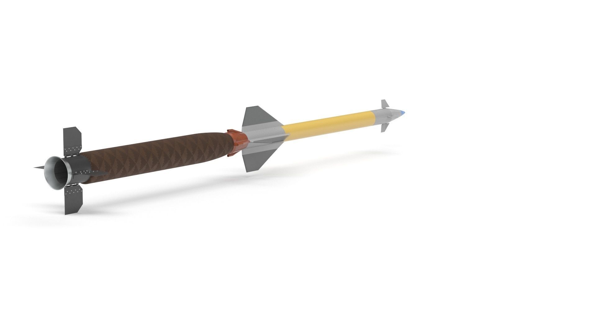 Pantsir S1 Two-Stage Missile 57E6E 3D model | CGTrader