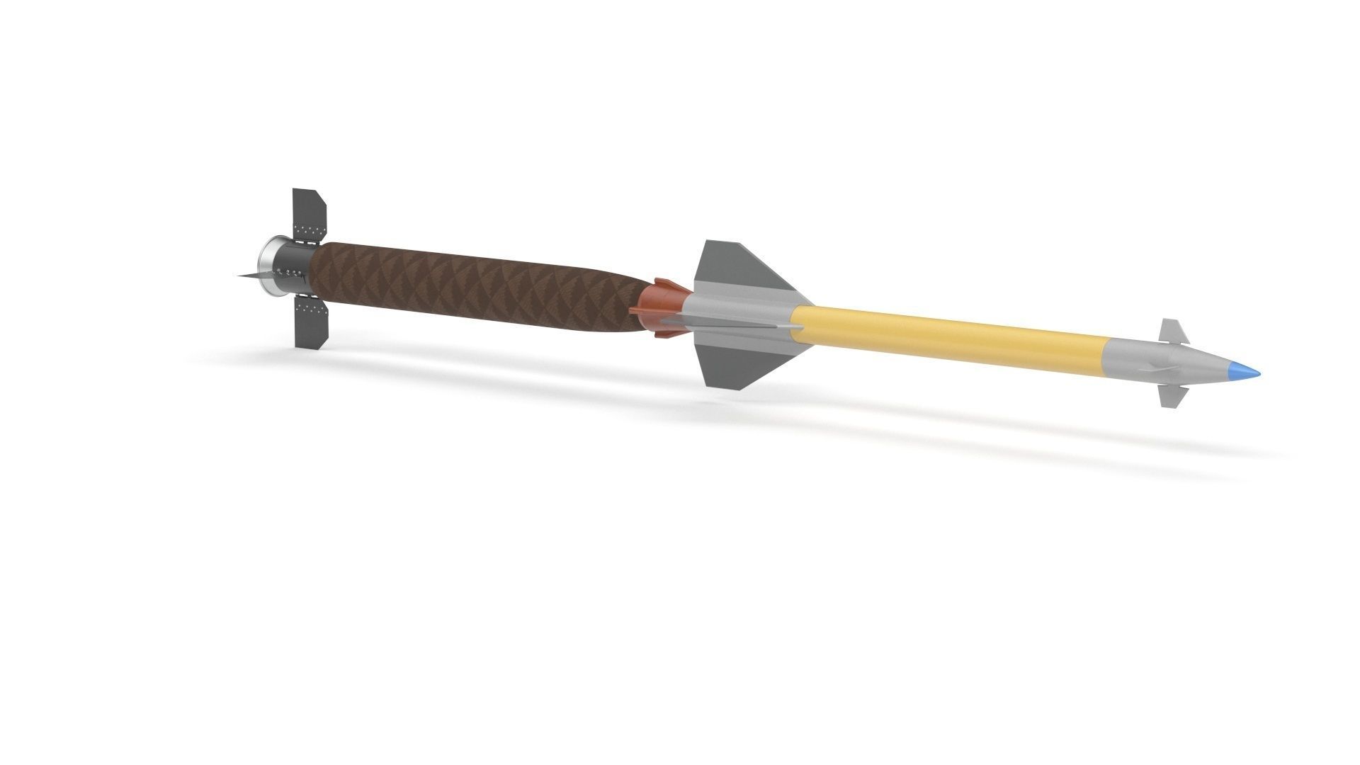 Pantsir S1 Two-Stage Missile 57E6E 3D model | CGTrader