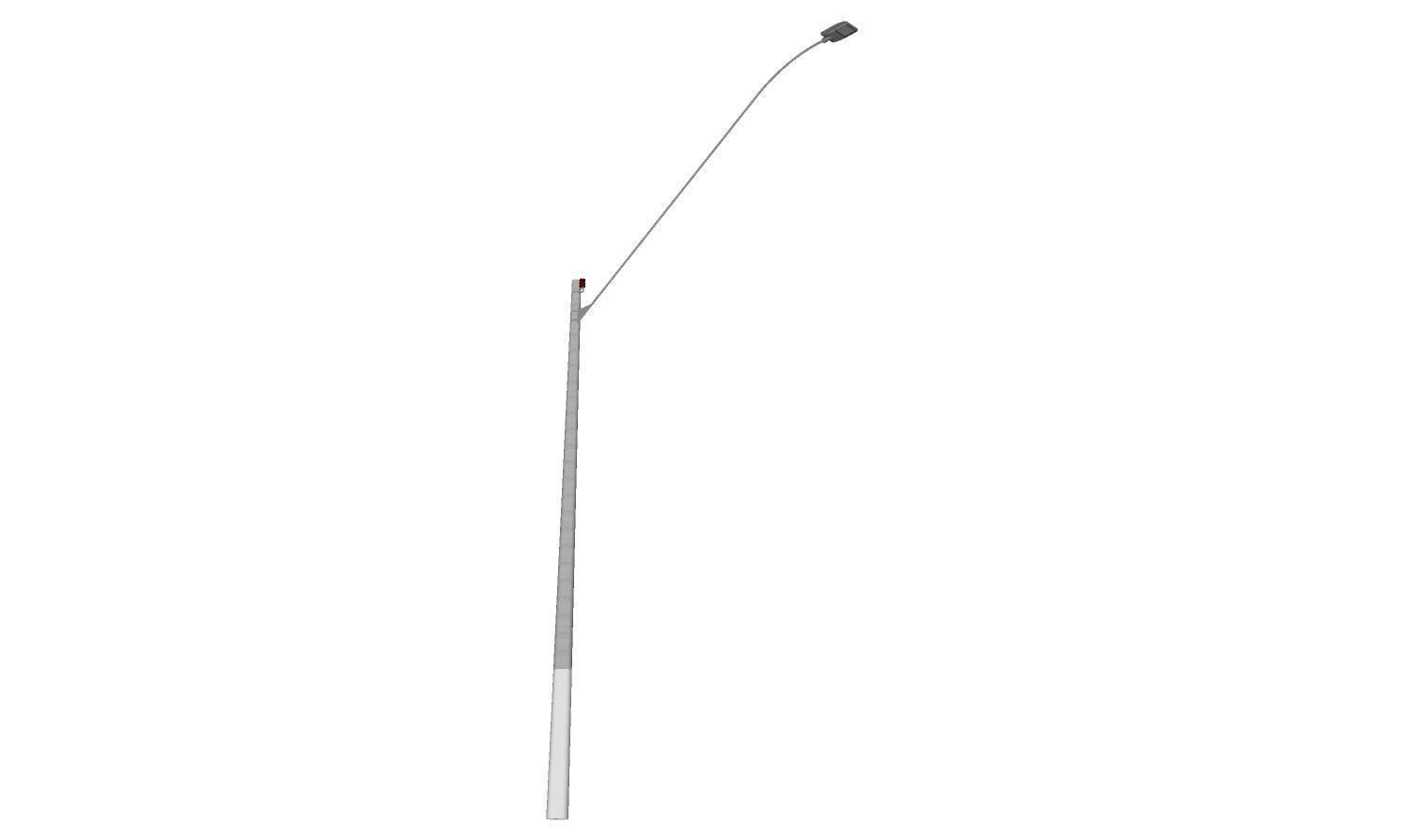 Concrete Lamp Post - Light Pole - Light Post - Street Light 50 3D model ...