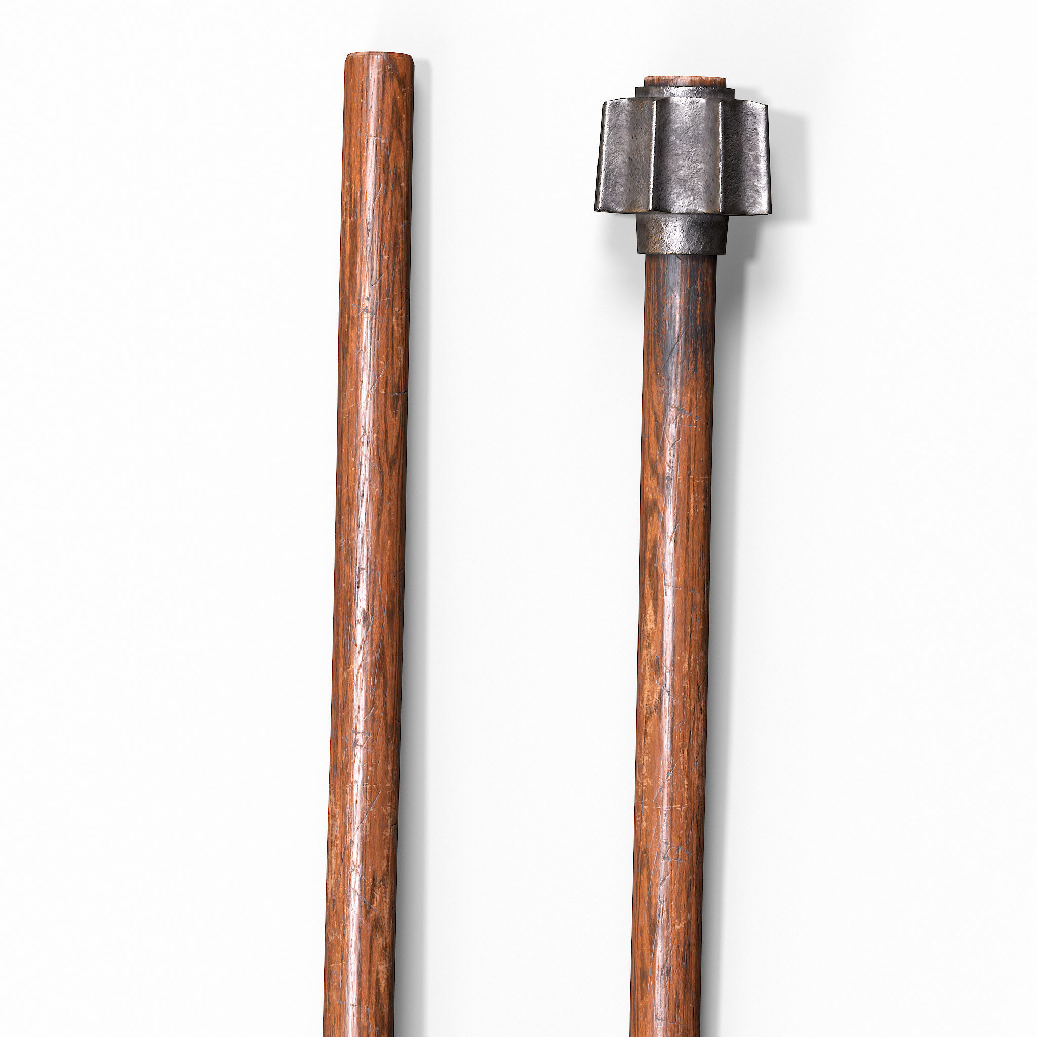 3D model Melee Trench Mace VR / AR / low-poly | CGTrader