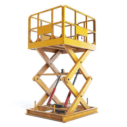 Scissor Freight Lift I 3D model | CGTrader