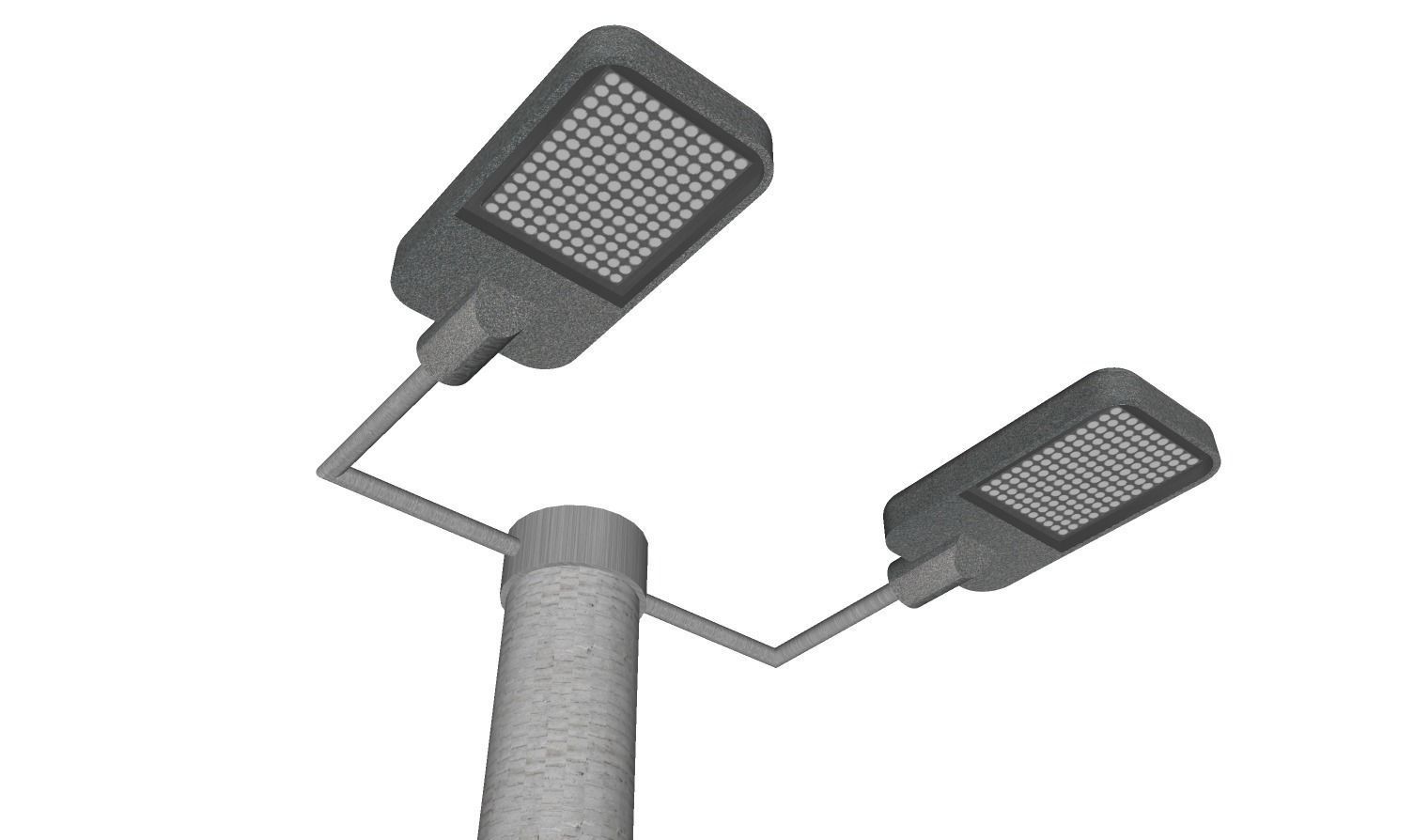 Concrete Lamp Post - Light Pole - Street Light - Group 02 3D model ...