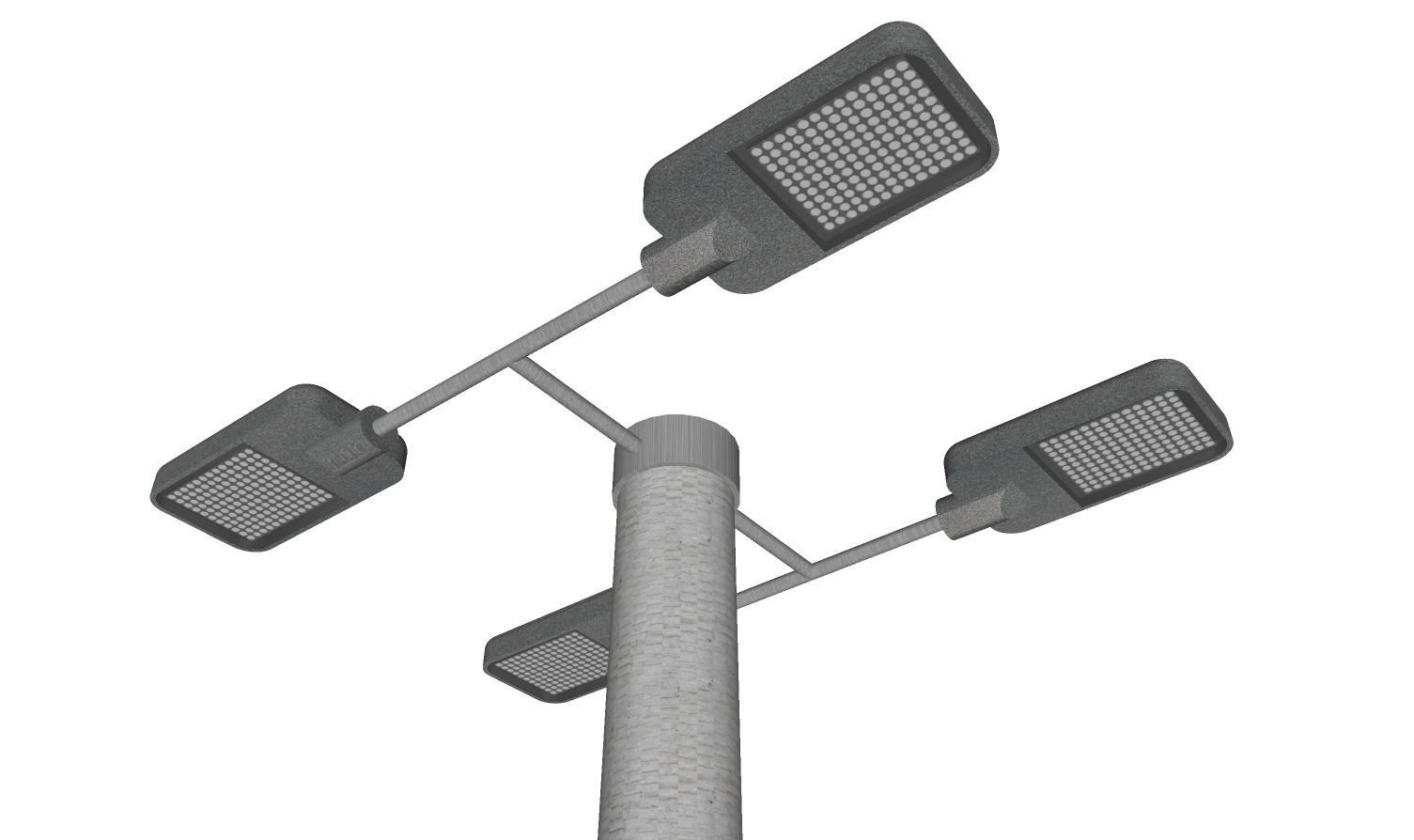 Concrete Lamp Post - Light Pole - Street Light - Group 02 3D model ...