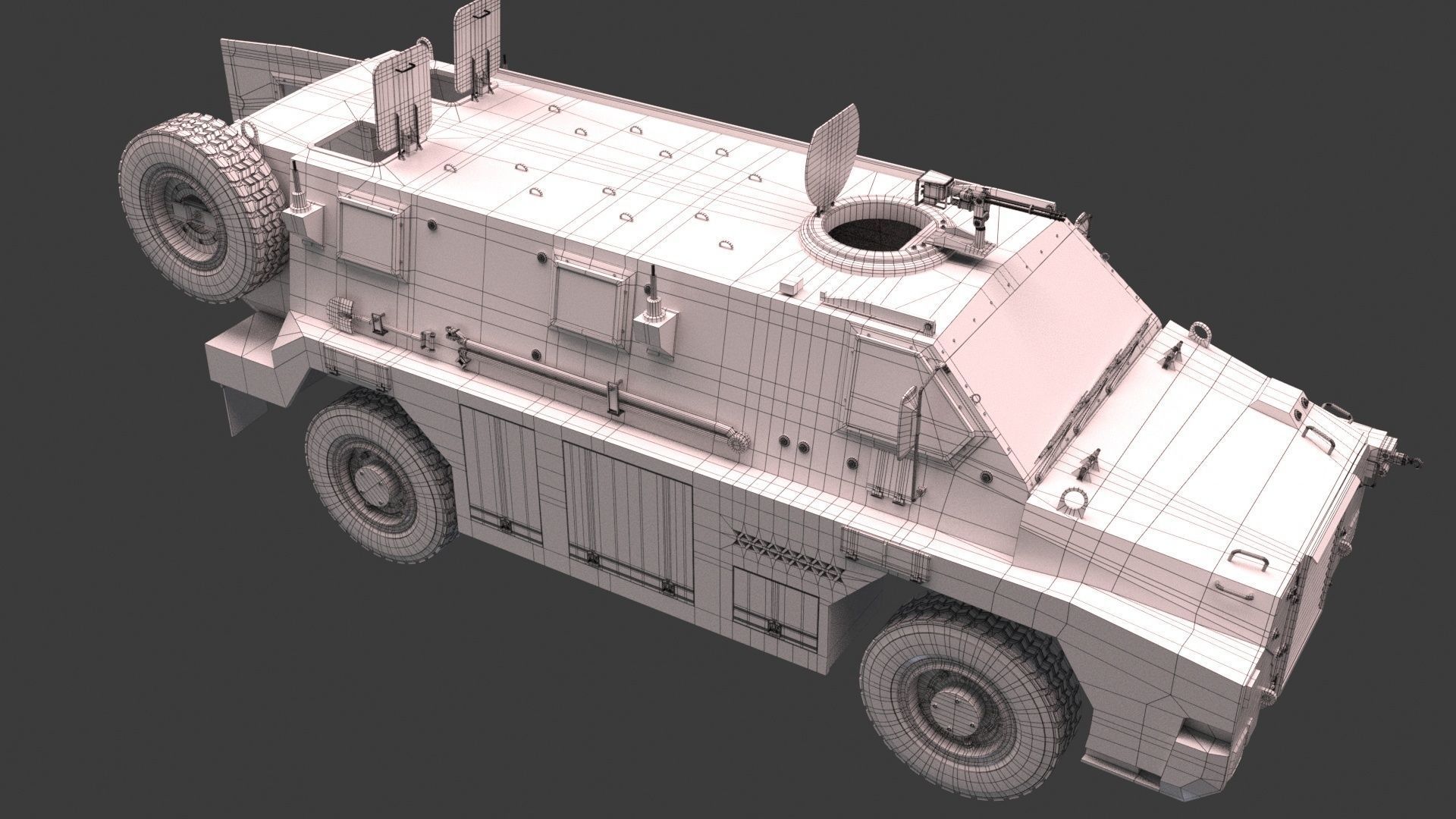 Bushmaster Protected Mobility Vehicle 3D model | CGTrader