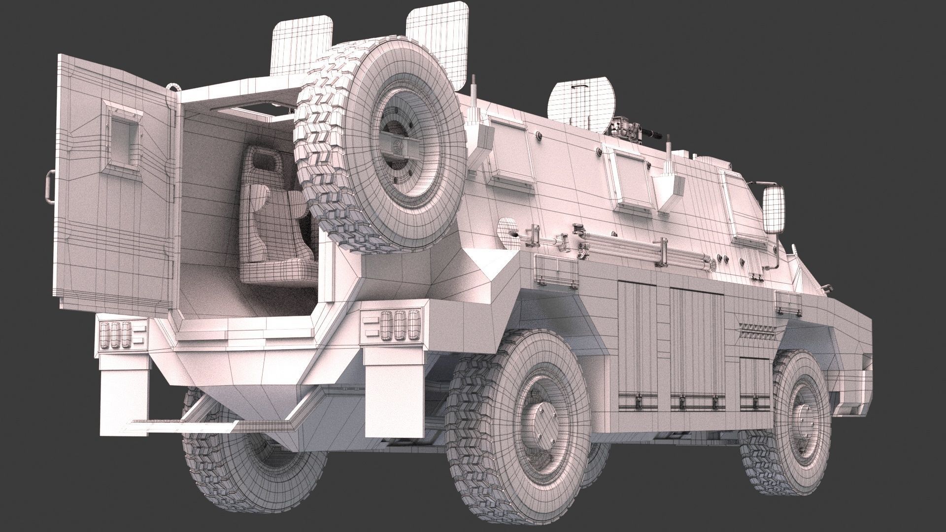 Bushmaster Protected Mobility Vehicle 3D model | CGTrader