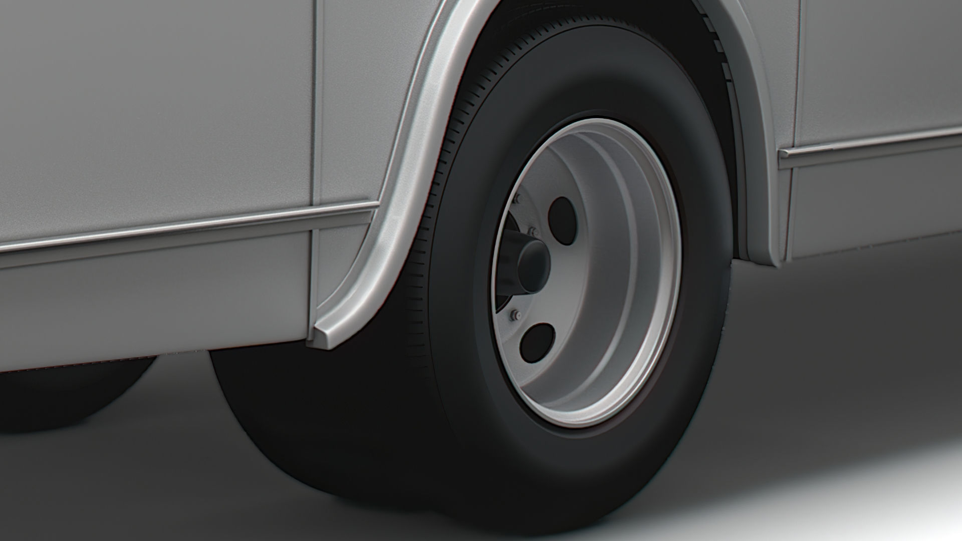 Generic Old Bus wheel 3D model | CGTrader