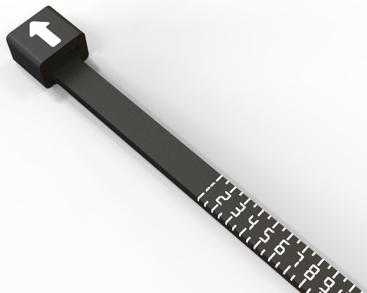 US Finger Ring Sizer 3D model 3D printable | CGTrader