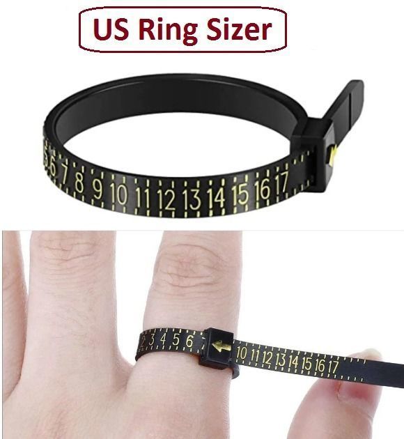 US Finger Ring Sizer 3D model 3D printable | CGTrader