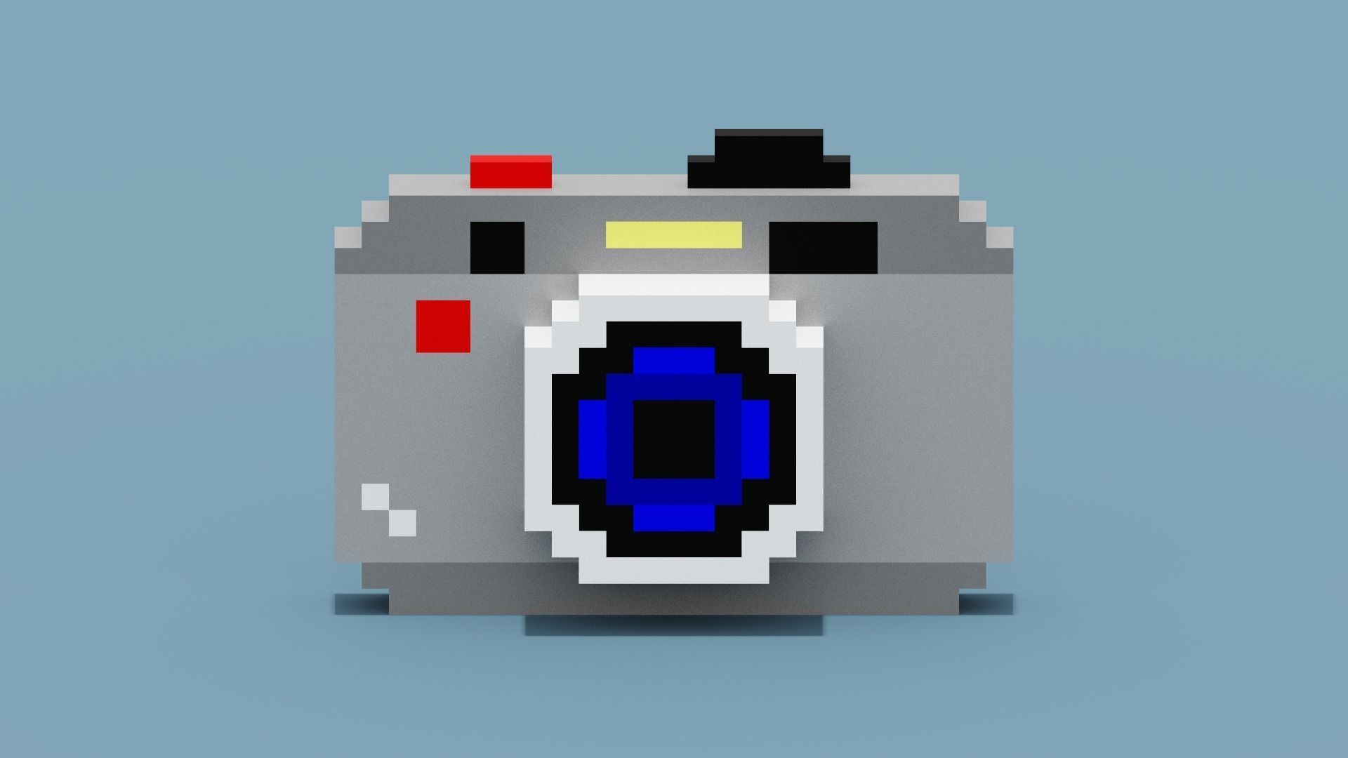 3D model Voxel Camera VR / AR / low-poly | CGTrader
