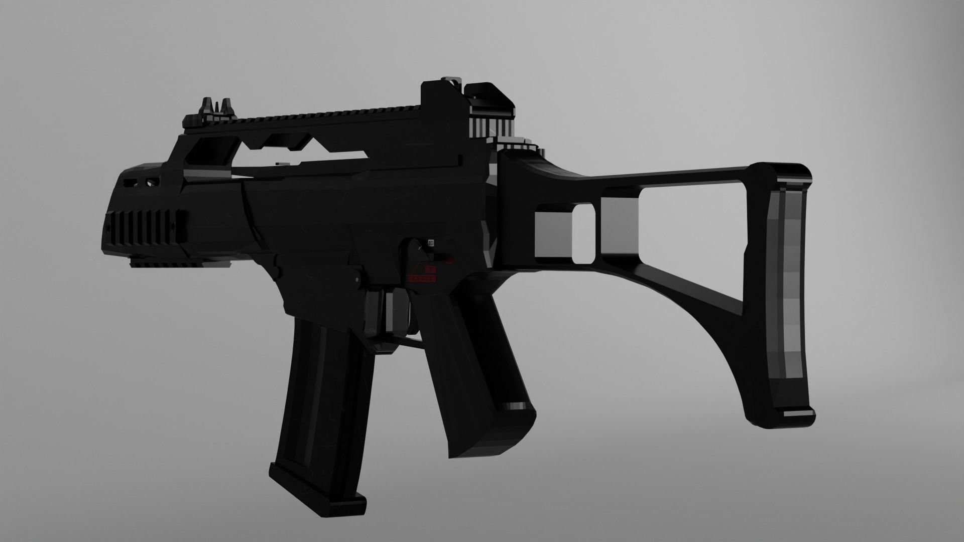 3D model G36C and ammo with accessories VR / AR / low-poly | CGTrader