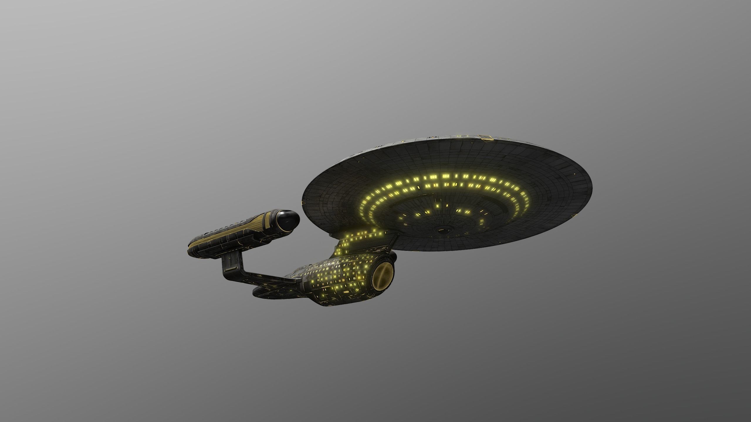 27-spaceship star trek ship 3D model | CGTrader