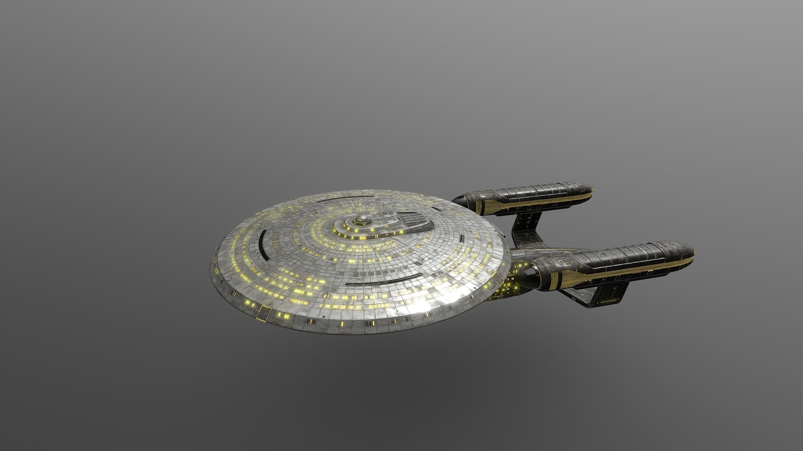 27-spaceship star trek ship 3D model | CGTrader