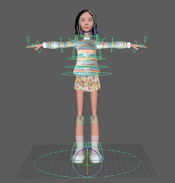 3D model Enid Sinclair Wednesday VR / AR / low-poly | CGTrader