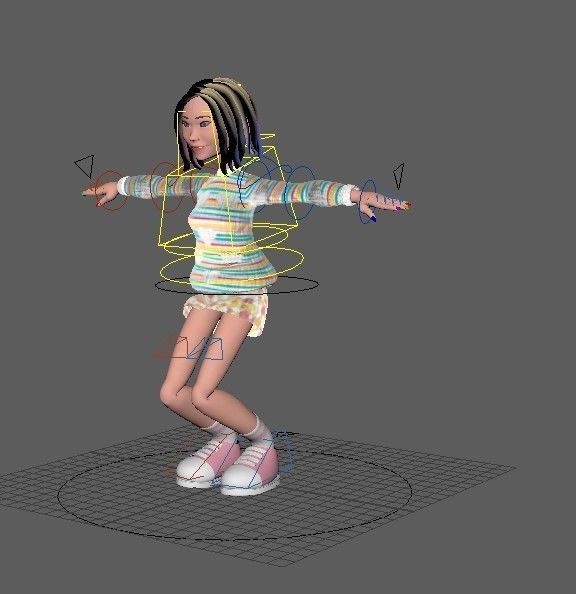 3D model Enid Sinclair Wednesday VR / AR / low-poly | CGTrader