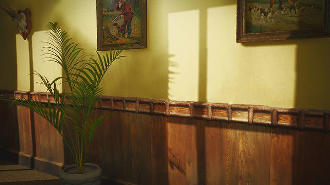 Lodge Wall - LiDAR Scan 3D model | CGTrader