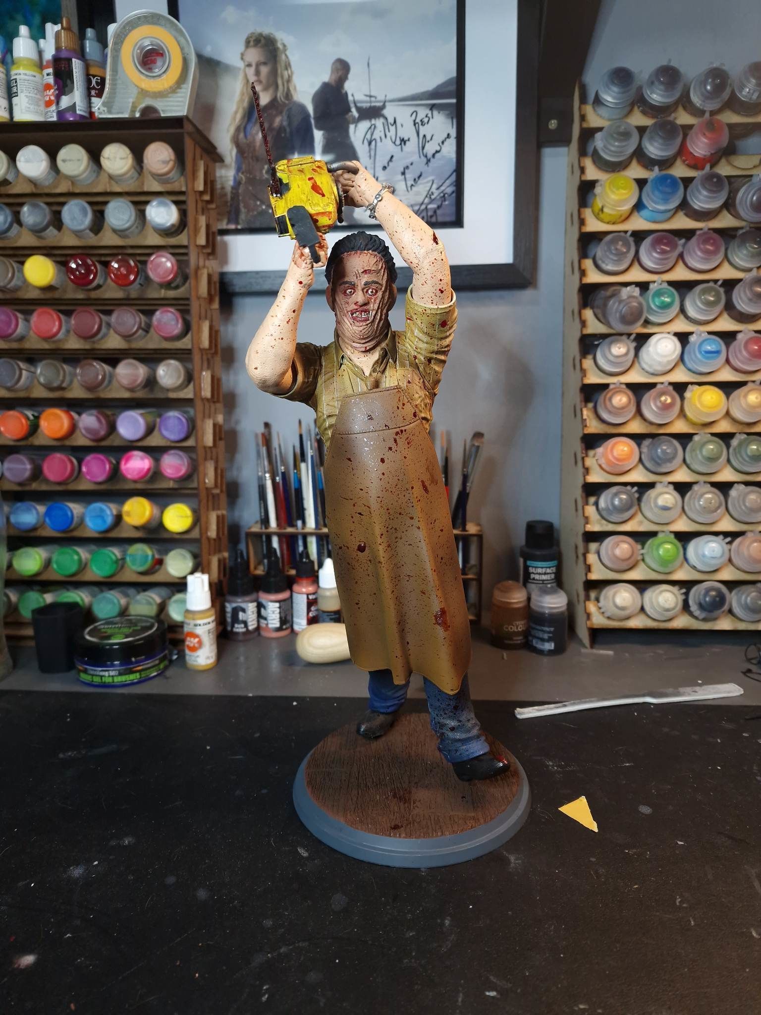 Leatherface statue 3D model 3D printable | CGTrader
