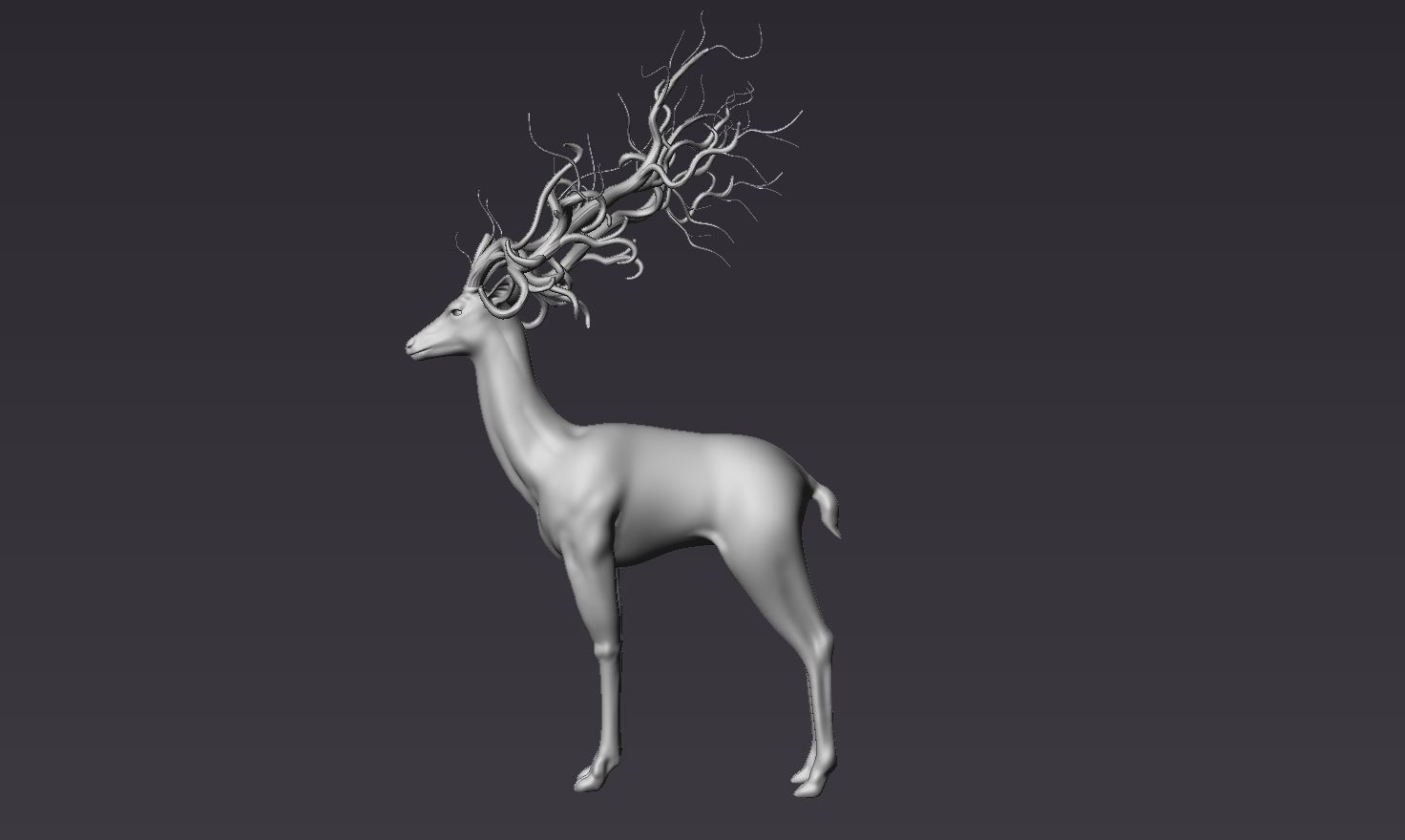 Golden Deer 3d Print 3D model 3D printable | CGTrader