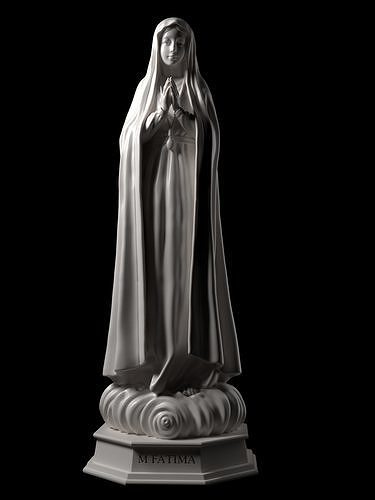 Our Lady of Fatima 3D model 3D printable | CGTrader