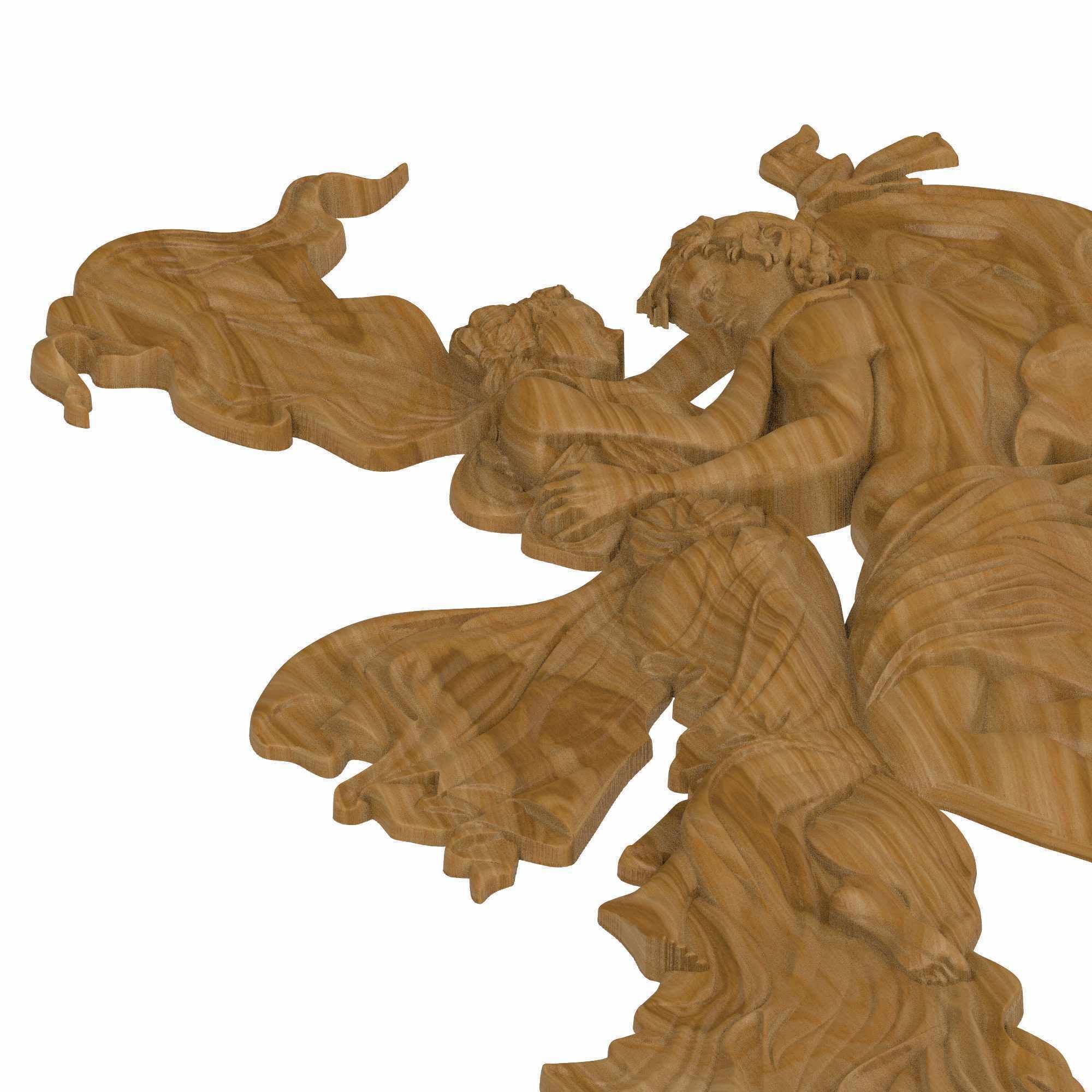 Carved panel painting STL 3D model | CGTrader