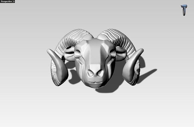 Ramb head 3D model 3D printable | CGTrader
