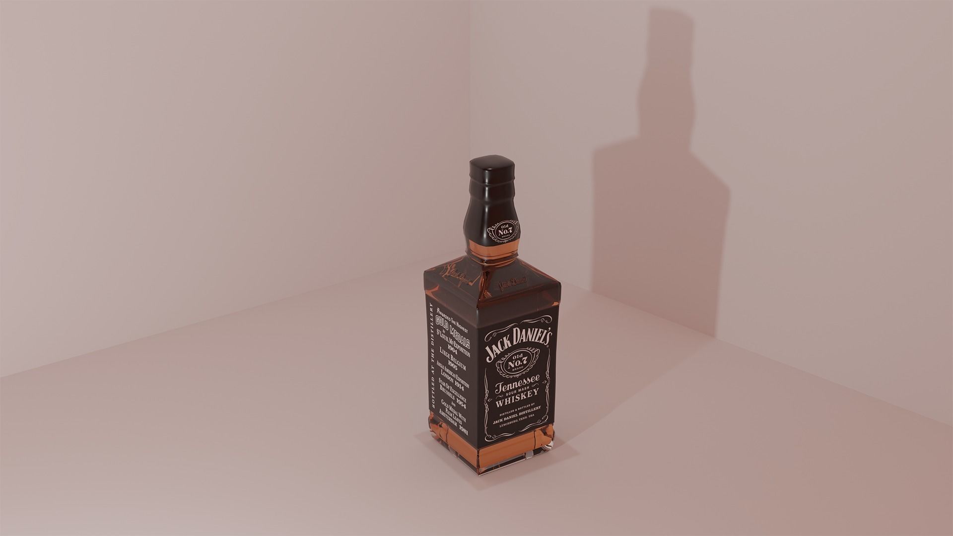 3D model Alcohol Bottles 3D Model VR / AR / low-poly | CGTrader