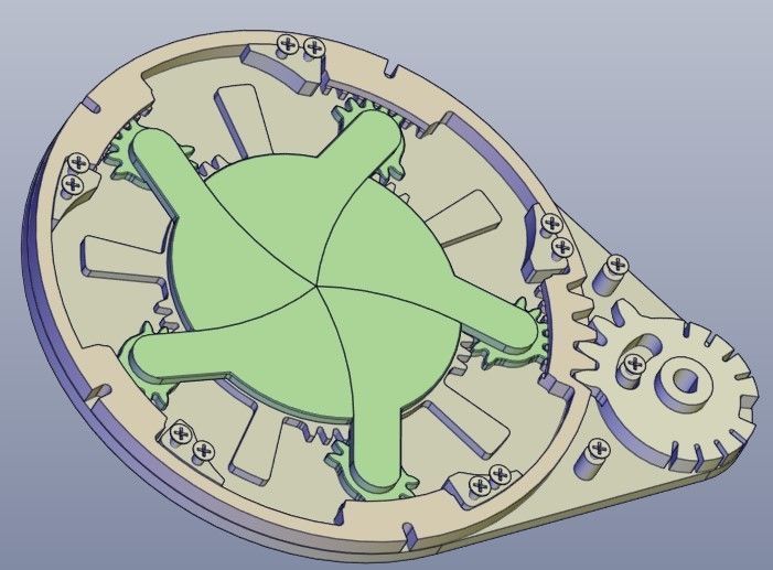 D50M5BTY2 mechanical mechanism 3d printing shutter iris diy 3D model 3D ...