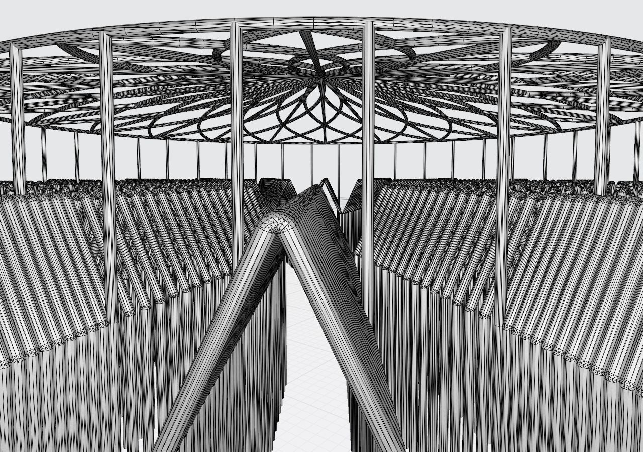 Wonderful architectural complex 3D model 3D printable | CGTrader