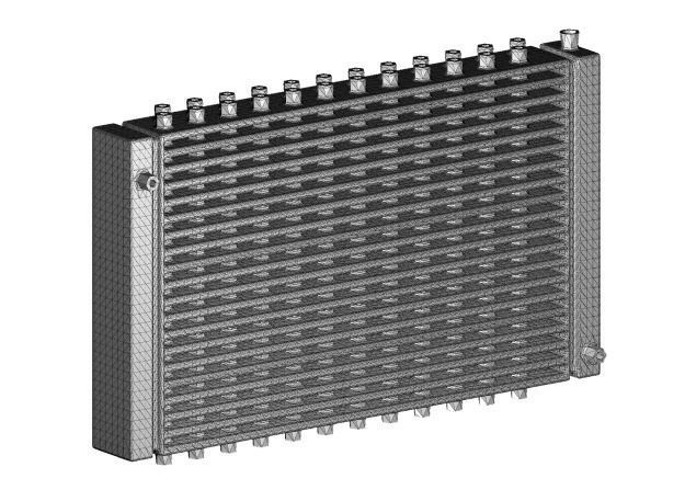 Copper Car Radiator 3D model | CGTrader