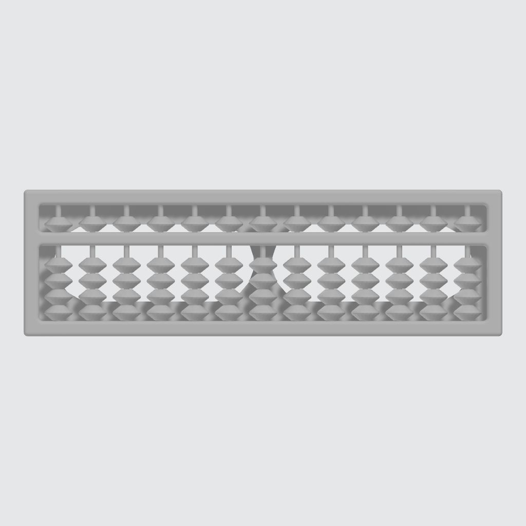 13 Rods Abacus Soroban 3D model 3D printable | CGTrader