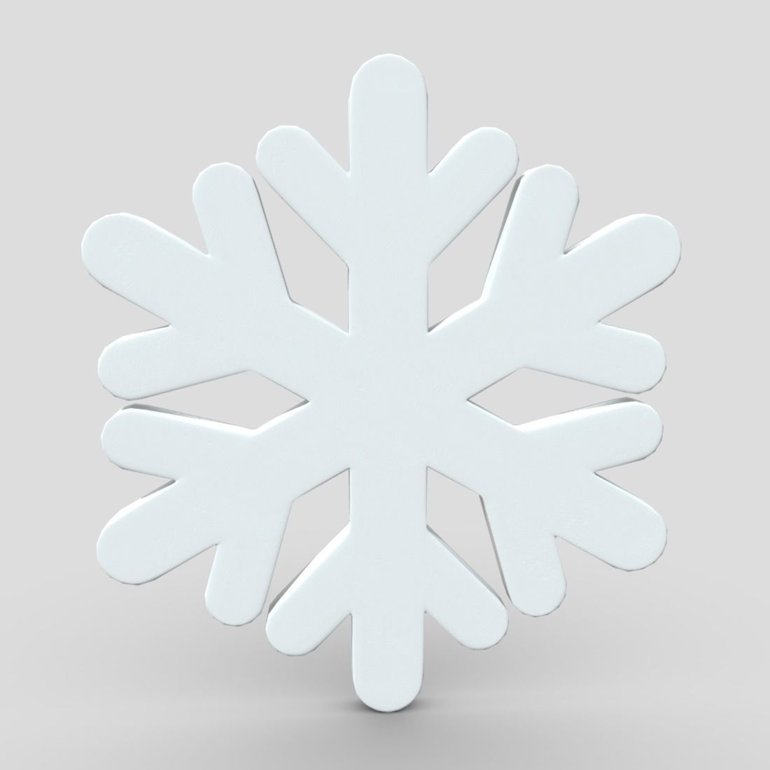 cc0 - Snowflake free VR / AR / low-poly 3D model | CGTrader
