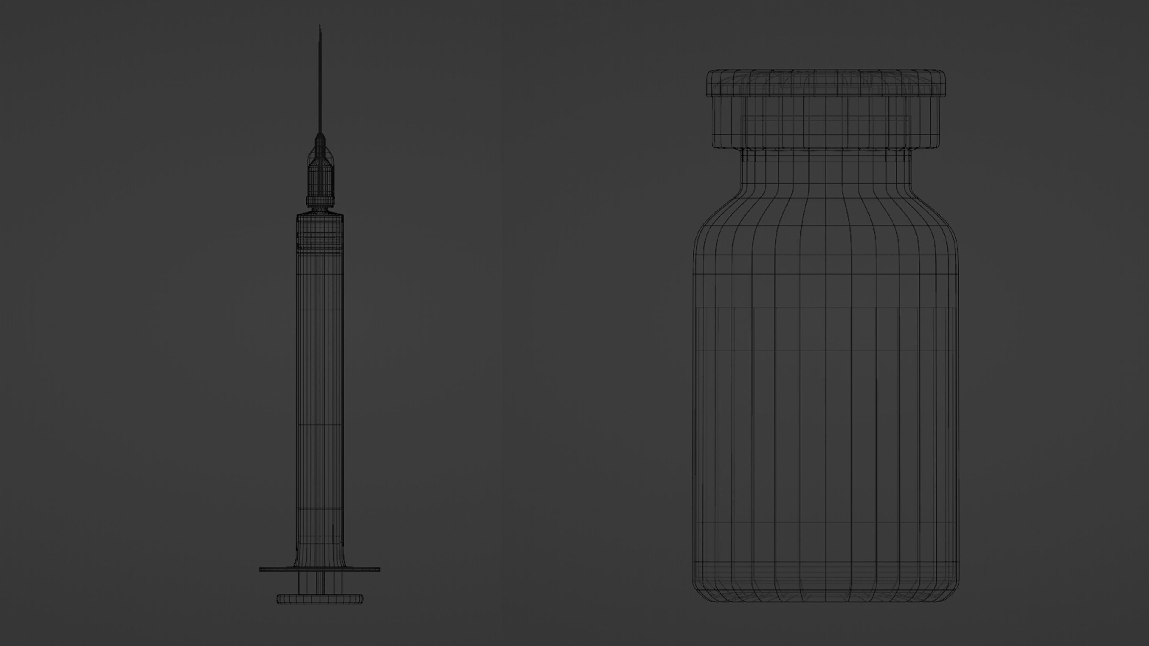 3D Syringe and ampoule 3D model | CGTrader