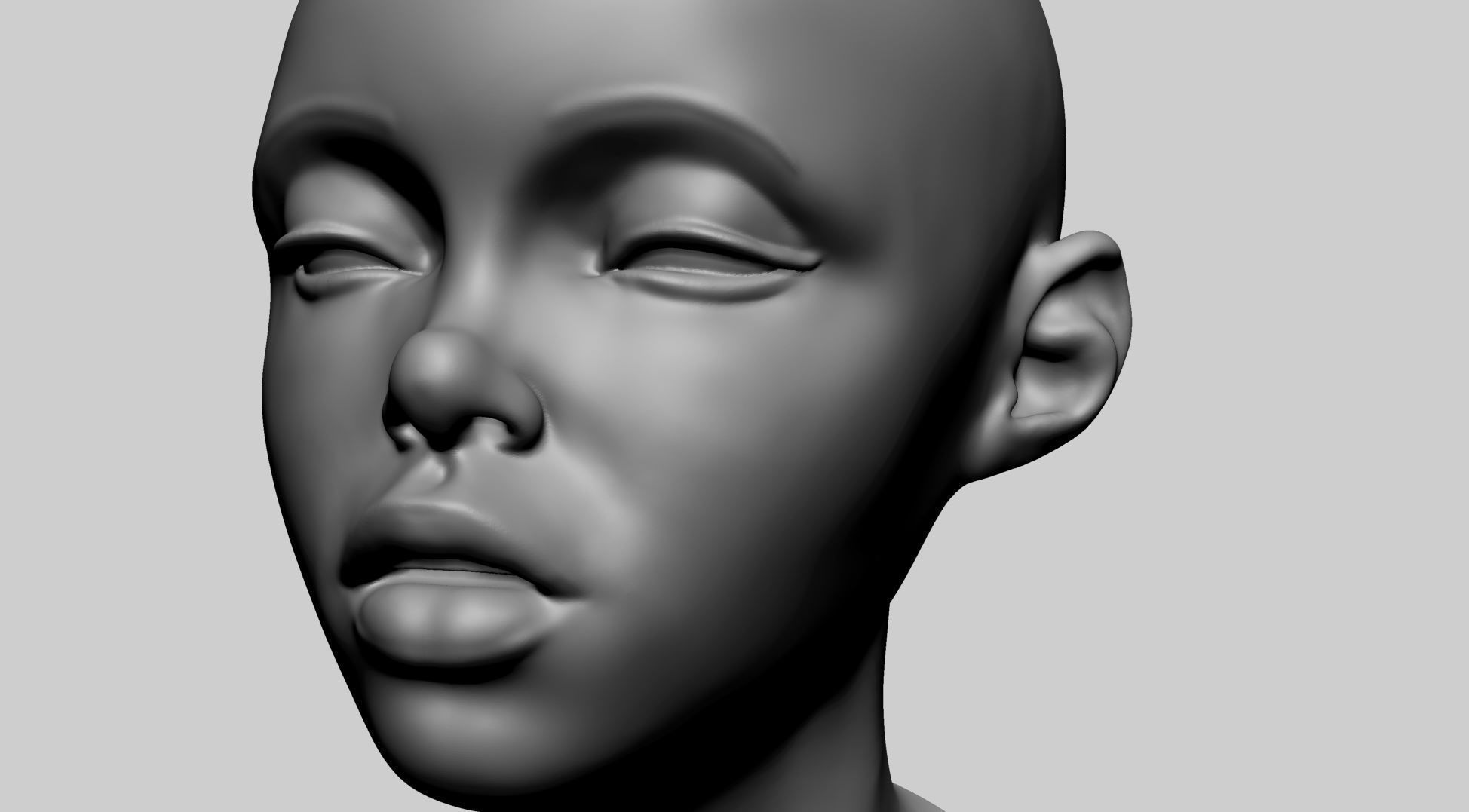 Stylized Head Printable 3D model 3D printable | CGTrader